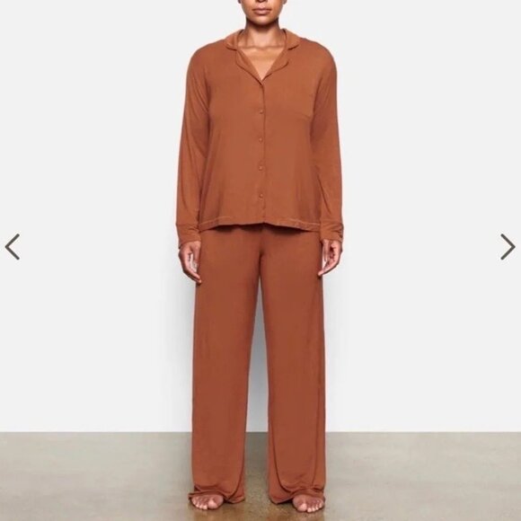 SKIMS | Intimates & Sleepwear | Skims Sleep Set Long Sleeve Pajama Top ...